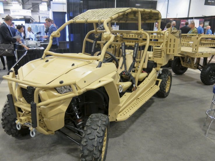 Polaris Defense Unveils Diesel MRZR - CycleVin